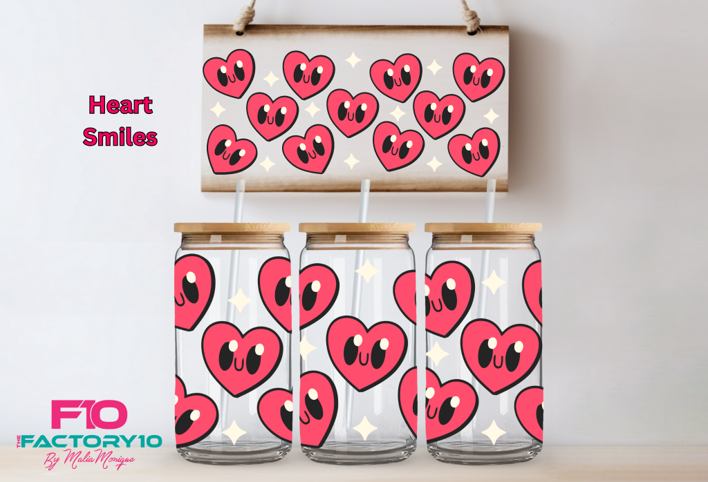 UV DTF Glass Valentine Wraps - The Factory 10