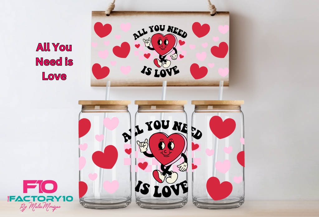 UV DTF Glass Valentine Wraps - The Factory 10