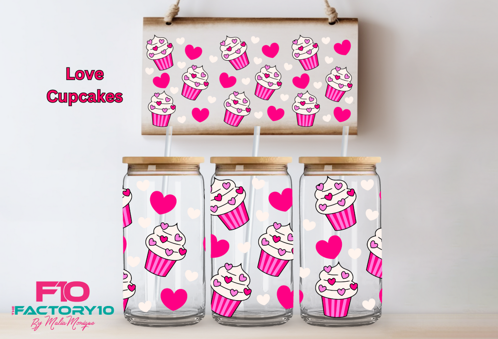 UV DTF Glass Valentine Wraps - The Factory 10