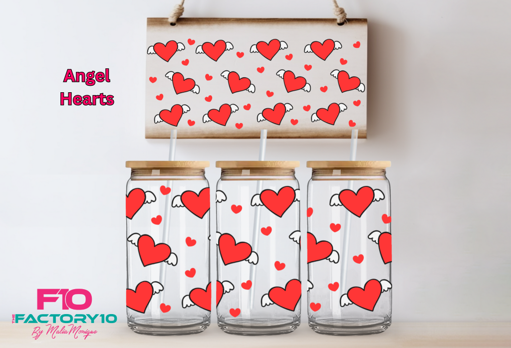UV DTF Glass Valentine Wraps - The Factory 10
